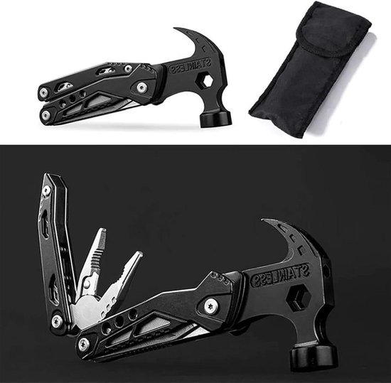 13-in-1 multitool voor buitenactiviteiten - wandelen, accessoires kit ...