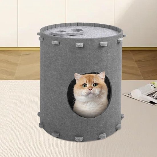 Kattenmand 58 x 33 x 30 cm - Peek-a-Boo opening ...