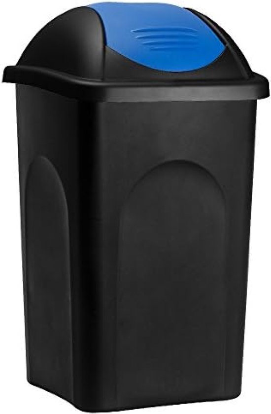 Afvalbak Vuilnisbak Klap Deksel 60 Liter Vuilnis Bak Afval Container Kunststof Keuken... | bol