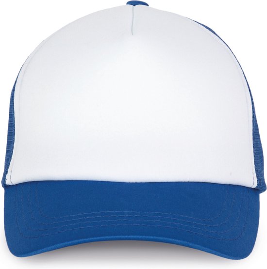 K-up Trucker - Pet 5 panelen KP111 - White / Royal Blue - One size | bol