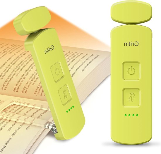 Oogverzorgende Oplaadbare Leeslamp - Clip op Boek - 3 Modi Gemengd Wit ...