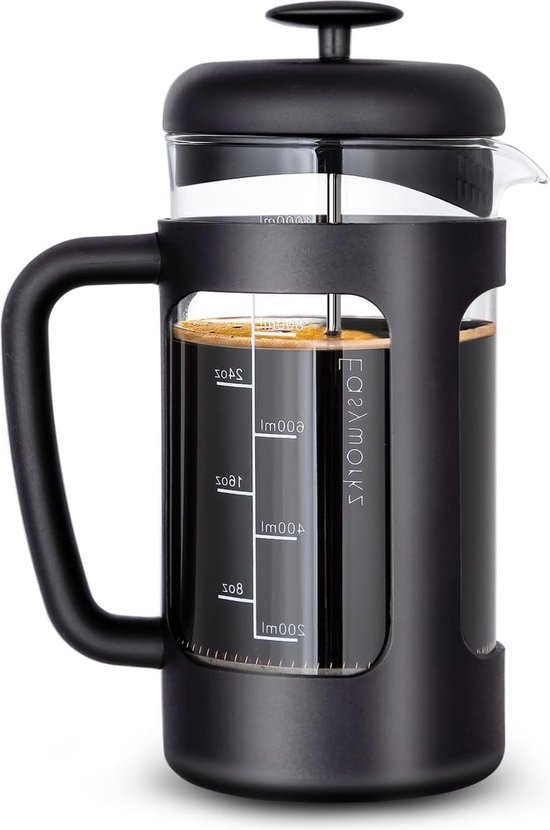 Franse pers 1000ml - Koffie Thee Maker met Hittebestendig borosilicaat ...