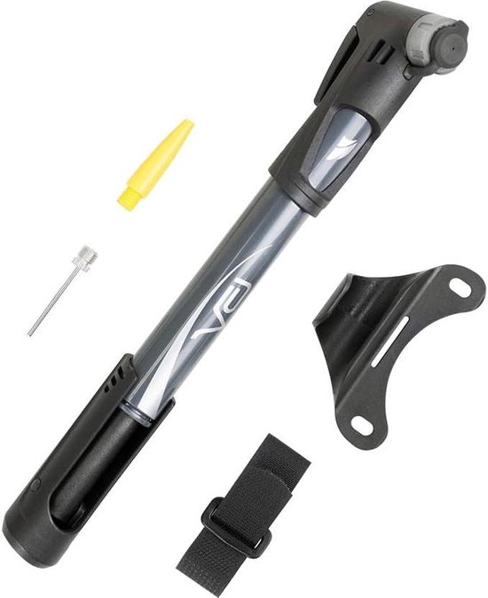 Draagbare Mini Fietspomp - Framepomp Luchtbalpomp Inflator met Kogelpompnaalden -... | bol