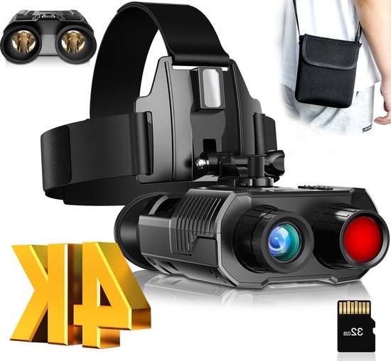 Binoculus Nachtzichtapparaat - 4x Digitale Zoom - 250m Bereik - USB ...