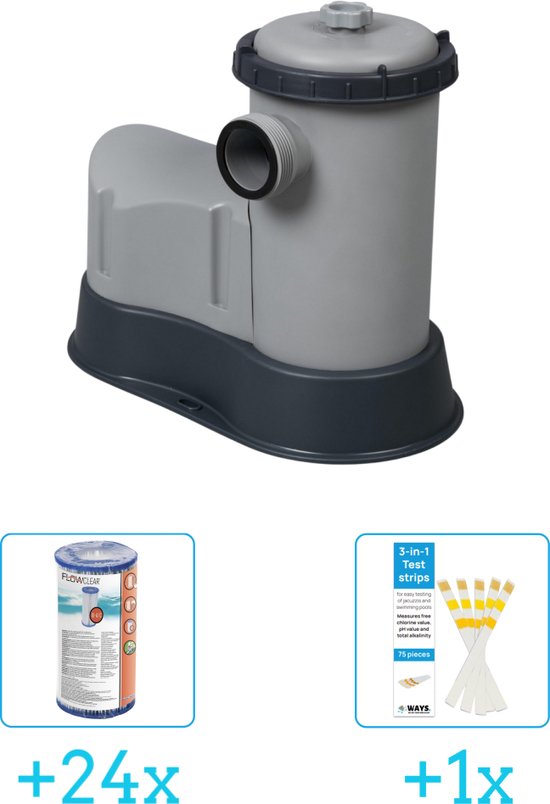 Bestway Flowclear - 5678L/1500gal Filter Pomp inclusief Bestway ...