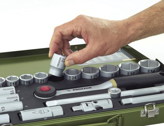 Dopsleutelset 1/4 inch, 36-delig | bol