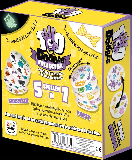 Dobble Collector Box - Kaartspel met Verschillende Sets | bol