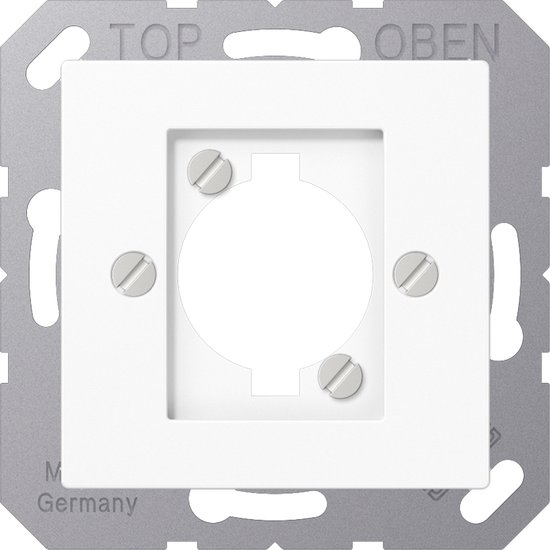 Jung AS500 Insteekplaat Schakelmateriaal - A568-1BFWW - E35J5 | bol