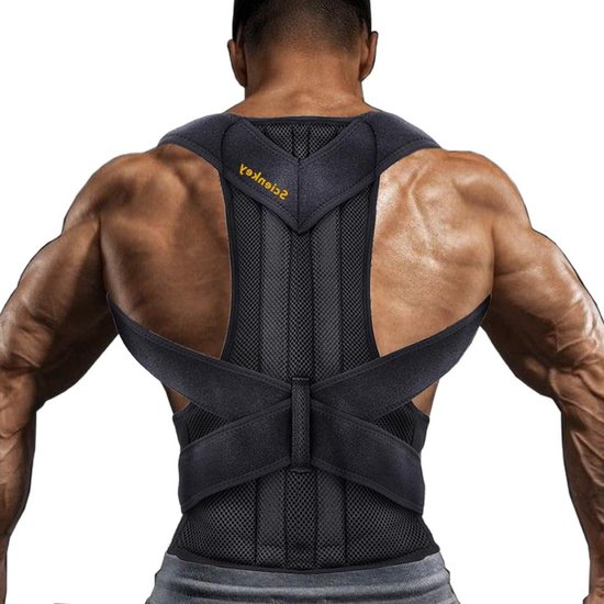 Houdingcorrectie voor mannen en vrouwen - rugsteun vermindert nek, rug ...