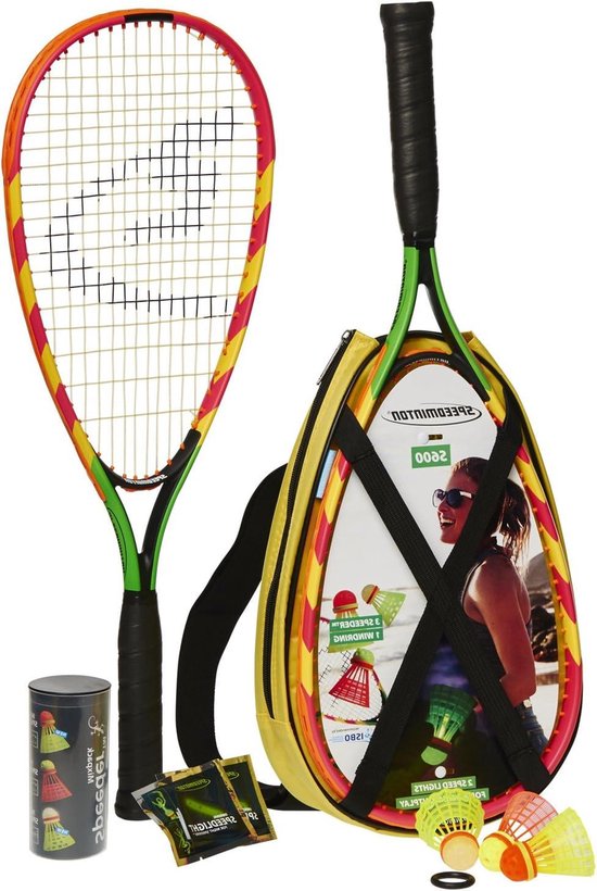 Originele starterset voor speedbadminton - inclusief 2 rackets, 3 ...