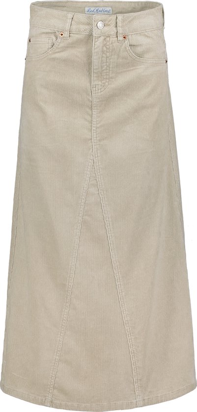 Red Button Rok Aline Skirt 10w Cord Srb4378 Stone Dames Maat - W38 | bol