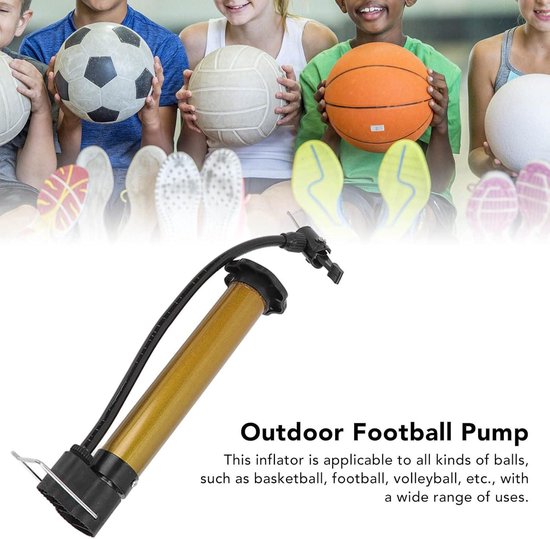 Fietspomp Draagbaar Balpomp - Hogedruk Buffer - Outdoor Voetbalpomp ...