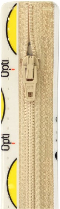 Opti 4800 S40 spiraalrits 4mm niet deelbaar 20 cm met werratrekker beige | bol