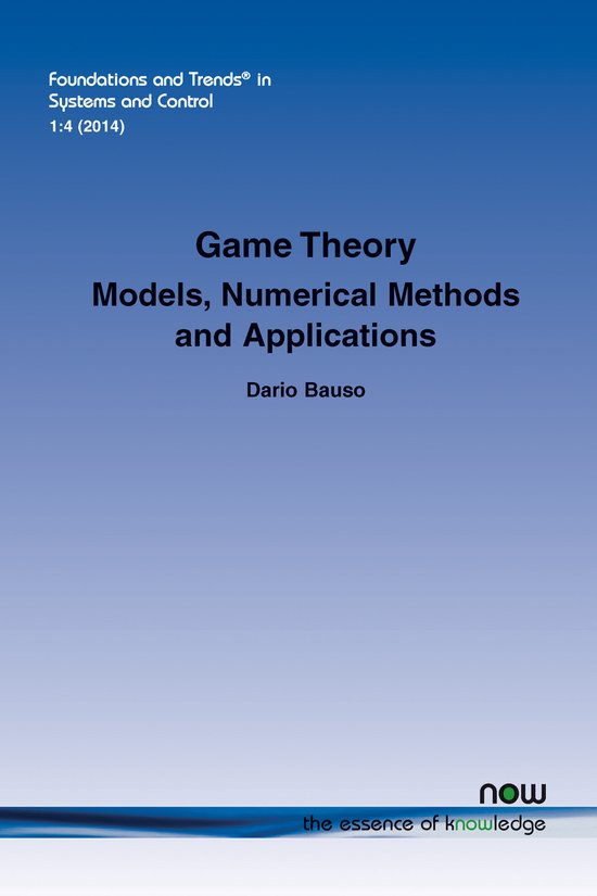 Foundations And Trends® In Systems And Control Game Theory 7396