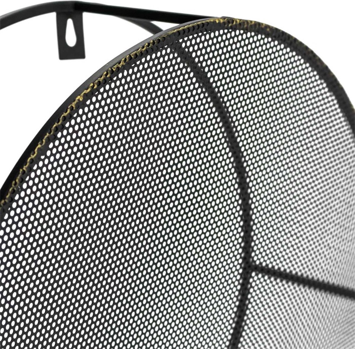 Wandlamp industrieel zwart met gouden fitting 25 x 10 x 25 cm | bol.com