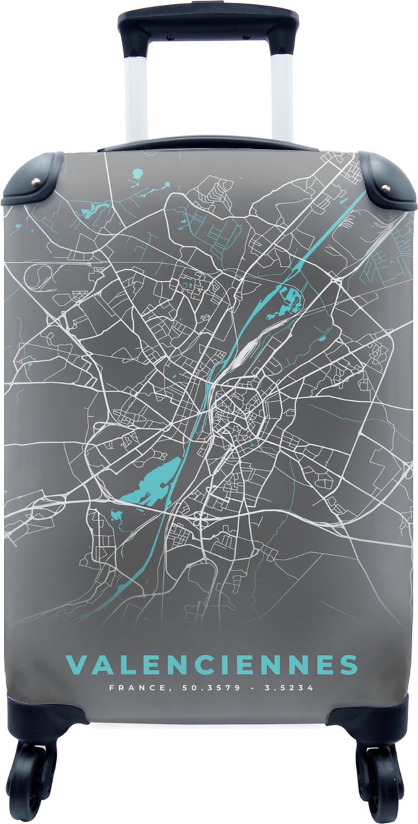 Valise - Valenciennes - France - Carte - Plan de ville - Carte ...