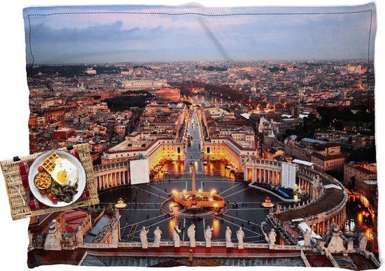 Picknickkleed - Buitenkleed - Rome - Plein - Stad - Vloerkleed buiten ...