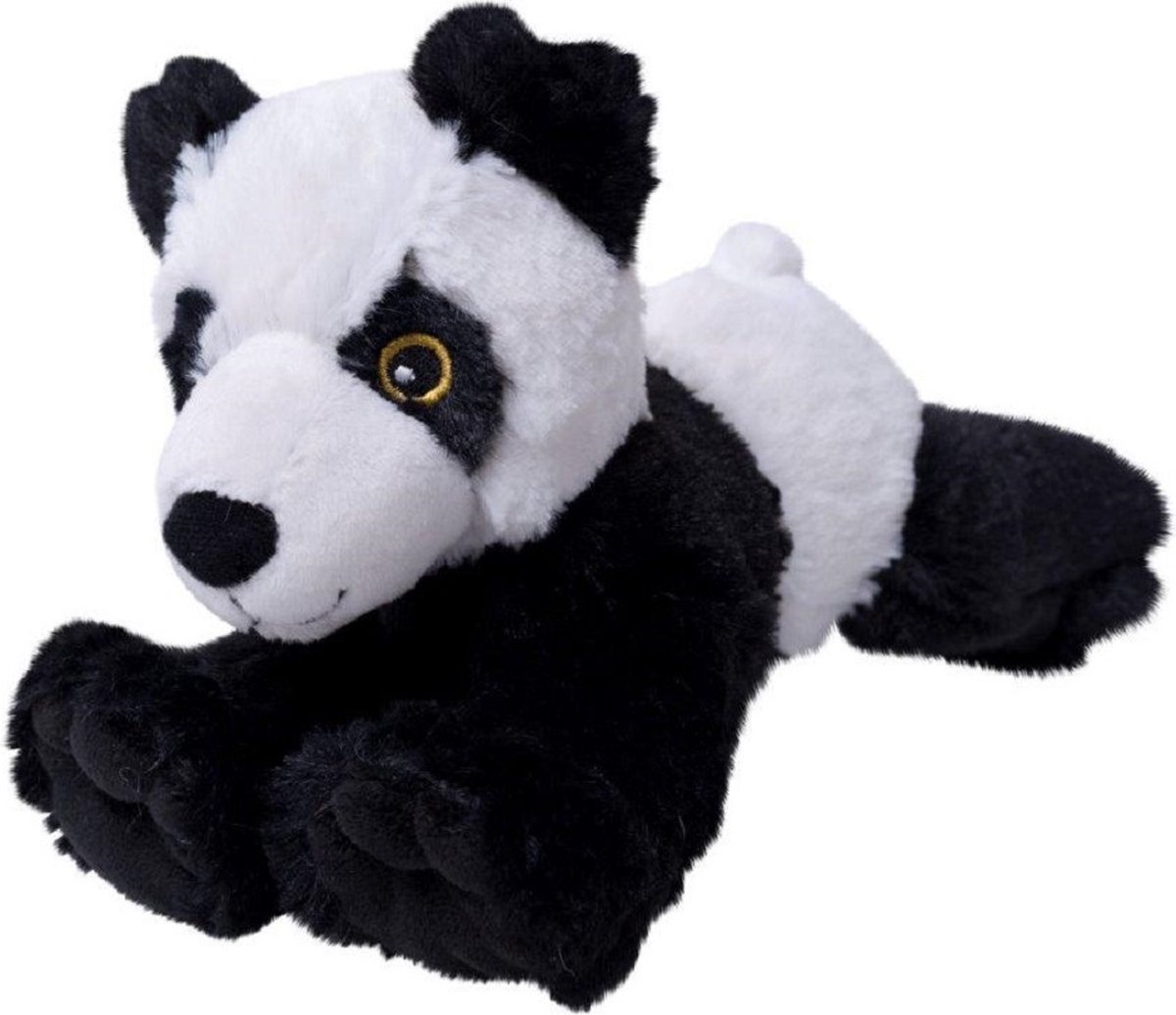 Pluche knuffel panda beer 22 cm met A5-size Happy Birthday wenskaart ...