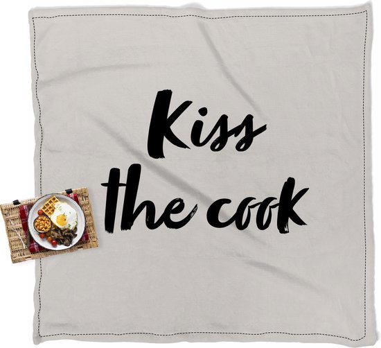 Picknickkleed - Buitenkleed - Quotes - Spreuken - Kok - Kus - Kiss the ...