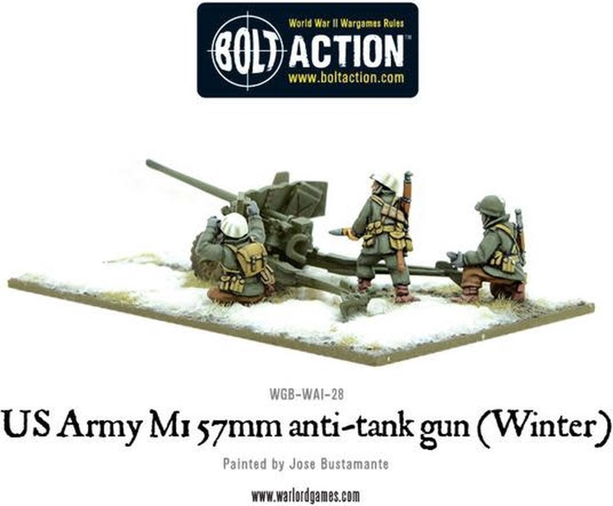 US Army 57mm anti-tank gun M1 (Winter) | bol.com