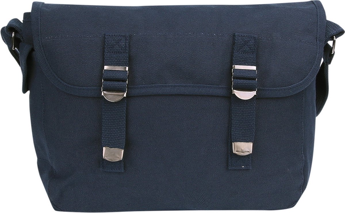Fostex Pukkel tas US Style canvas blauw | bol.com