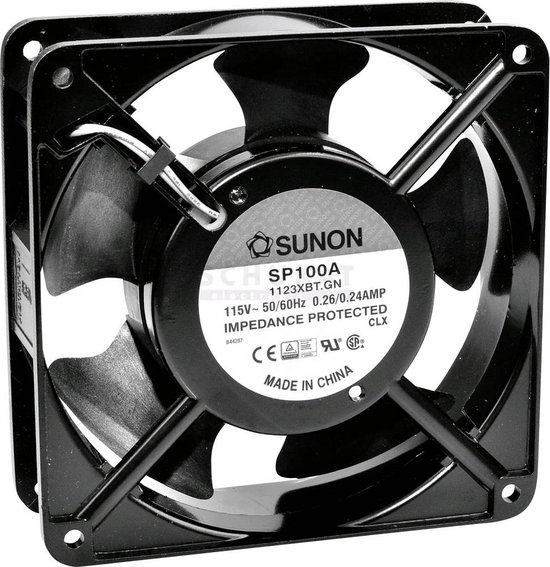 Sunon DP200A2123XST Axiaalventilator 230 V/AC 161.4 m³/h (l x b x h) 120 x 120 x 38 mm | bol.com