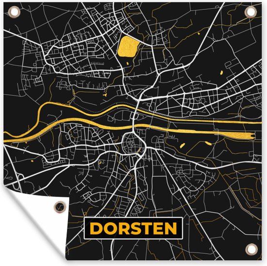 Tuinposters Dorsten - Kaart - Stadskaart - Duitsland - Plattegrond ...
