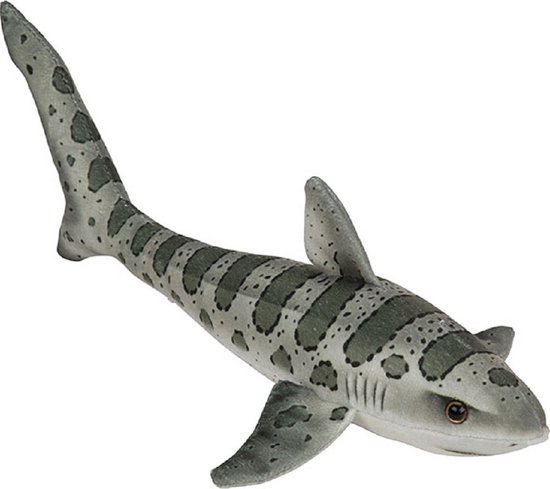 Pluche realistic luipaard haai knuffel van 30 cm - Dieren speelgoed ...