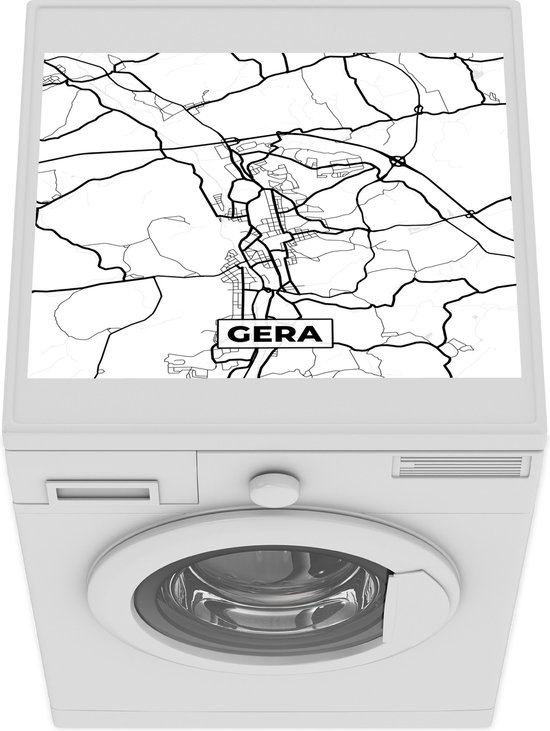 Wasmachine beschermer - Wasmachine mat - Plattegrond - Gera - Kaart ...