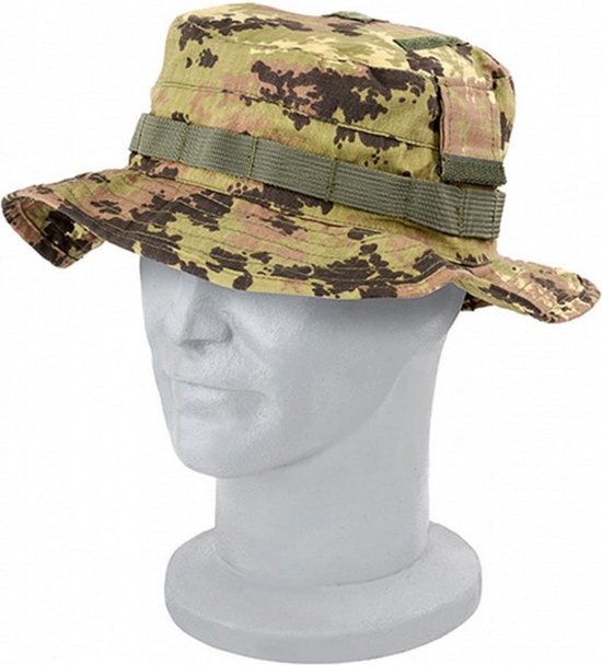 junglehoed 56 cm rip-stop legergroen/camo maat L | bol.com