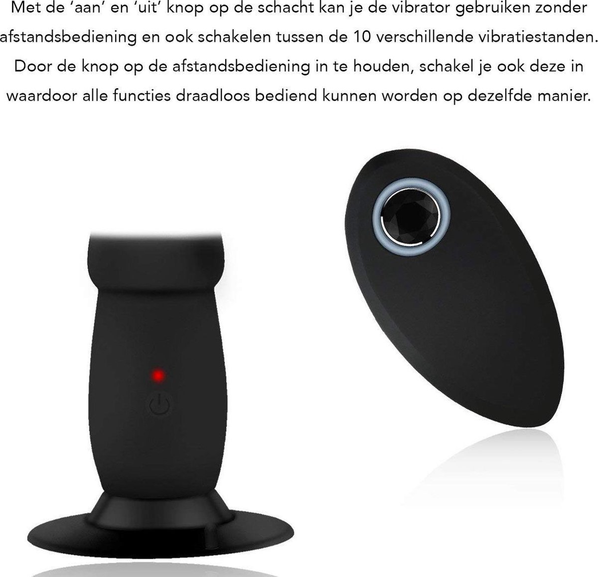 EZLove – Luxe Siliconen Anale Vibrator met Stevige Zuignap en Krachtige Dubbel Motor... | bol.com