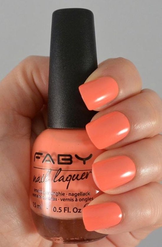 Faby Nagellak Italian Holidays Dames 15 Ml Vegan Oranje | bol