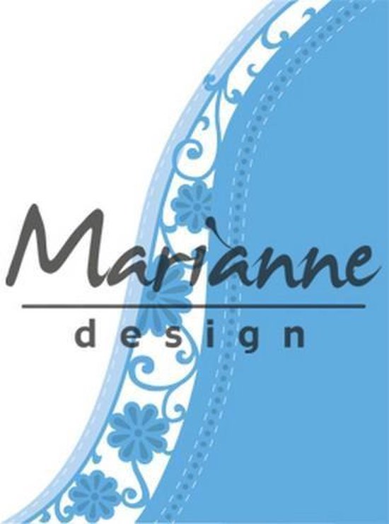 Marianne Design Creatables snij en embosstencil - Anja's Bloem Golf | bol.com