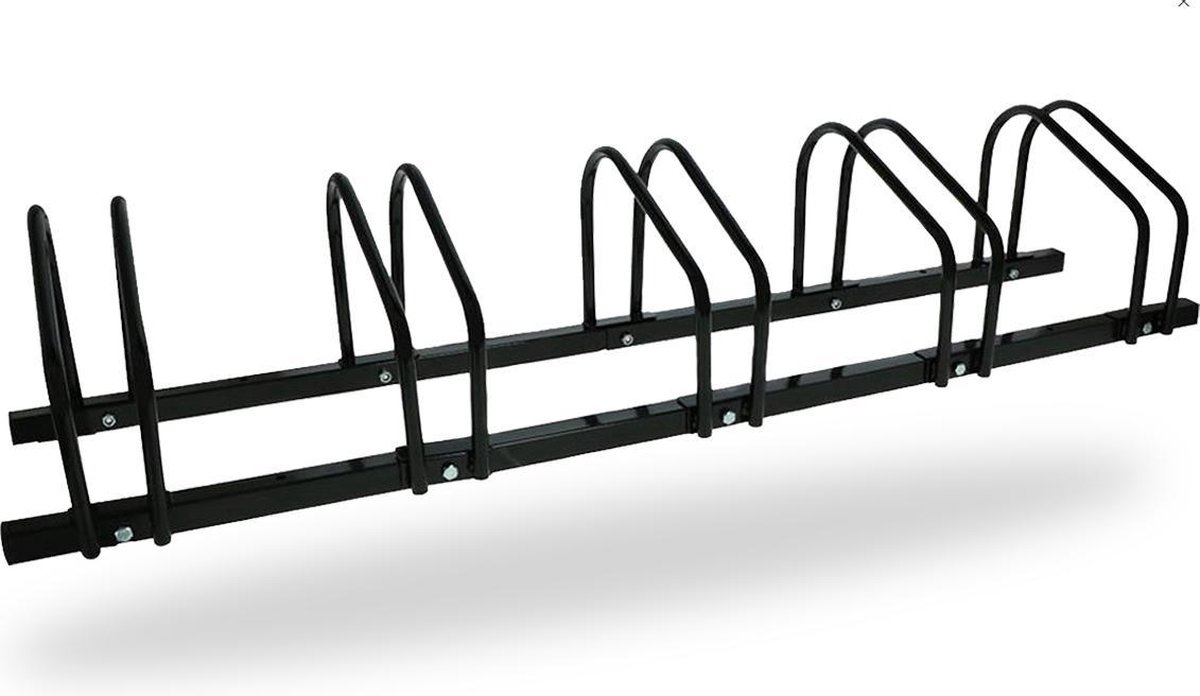 Xairo Fietsenrek - Fietsenrek 5 Personen - Fietsrek - Zwart | bol.com