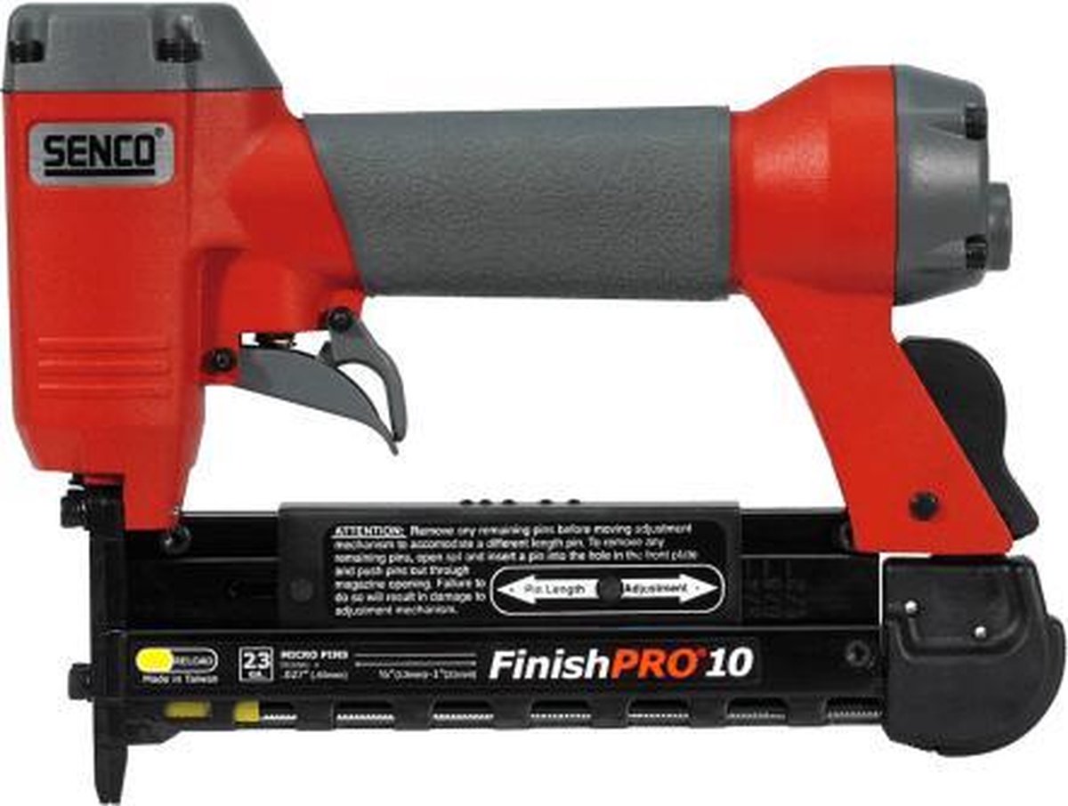 Senco FinishPro10 TF Pneumatische micropin tacker in koffer - 12-25 mm ...
