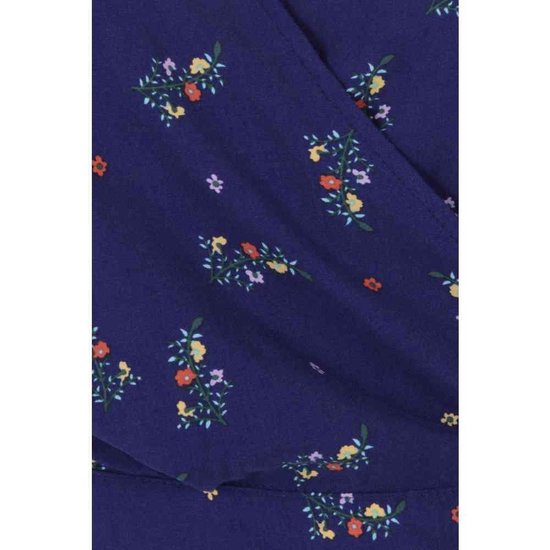 Dancing Days - SPRING SPRIG WRAP BLOUSE Blouse - XL - Blauw | bol