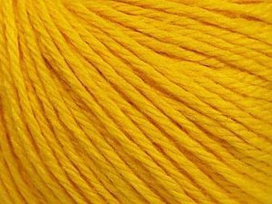 Breiwol geel merino wol, acryl en polyamide - breien met breinaalden 4 ...