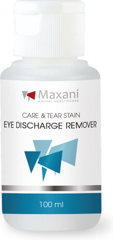 Maxani Eye Discharge Remover - Oogreiniger voor hond & kat - 100 ml | bol