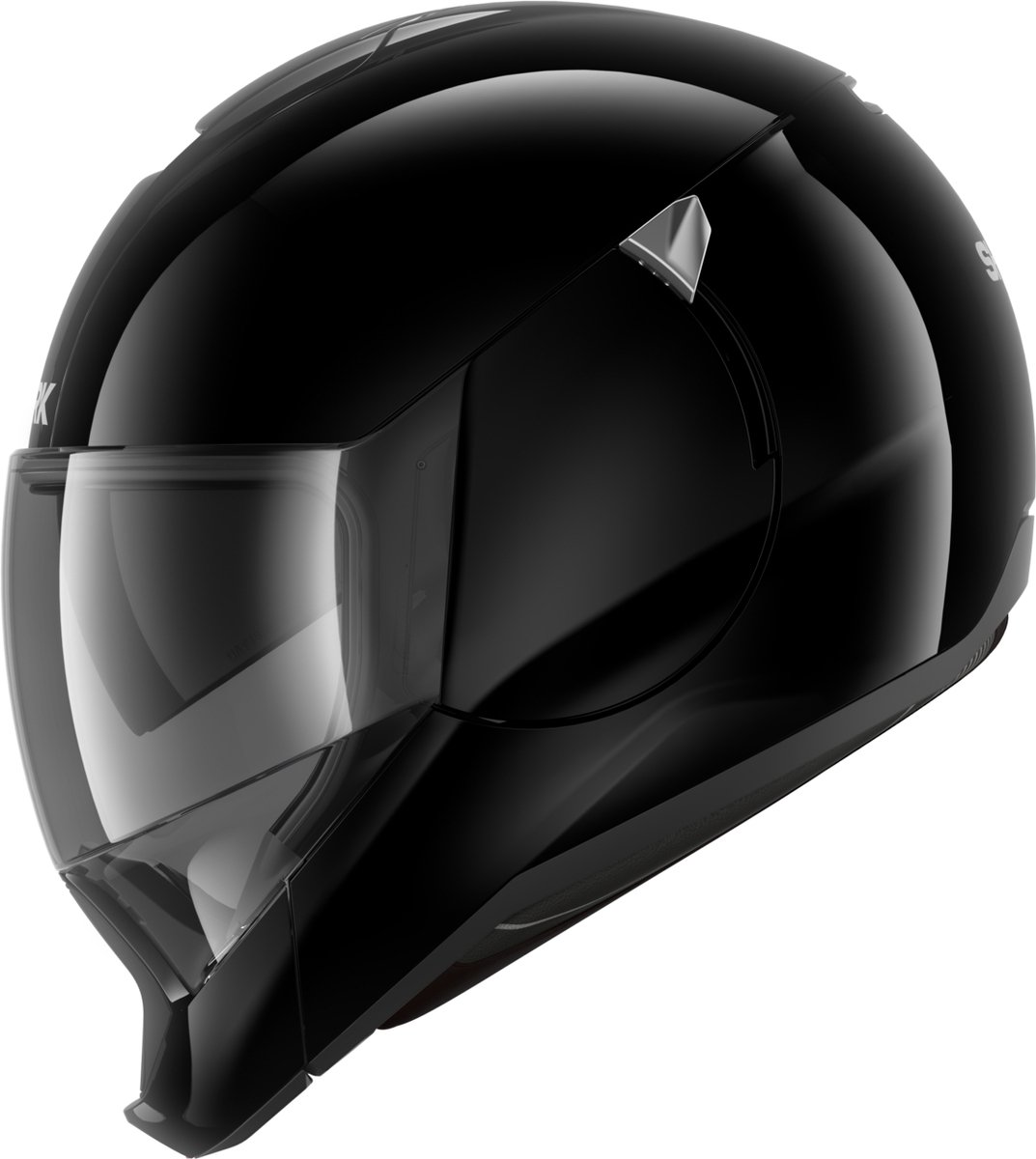 SHARK EVOJET BLANK Motorhelm Systeemhelm Zwart - Maat XL | bol.com