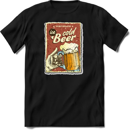 Ice cold beer| Feest kado T-Shirt heren - dames | Perfect drank cadeau ...
