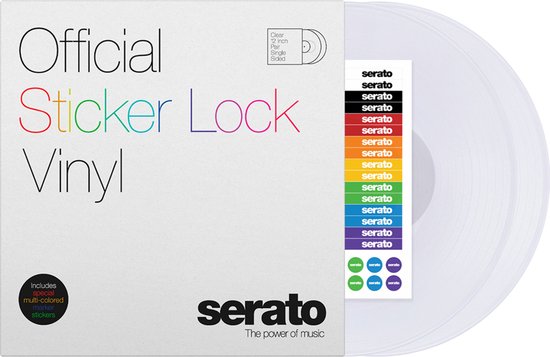 Serato 2x12" Sticker Lock Control Vinyl Pressung - DJ Control | bol
