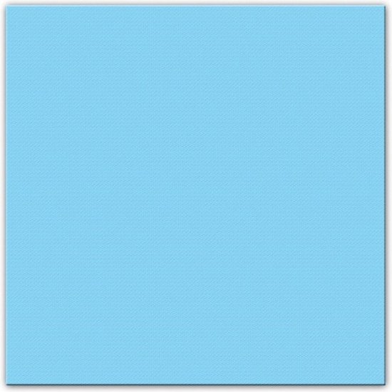 50x lichtblauwe servetten 33 x 33 cm - Papieren wegwerp servetjes ...