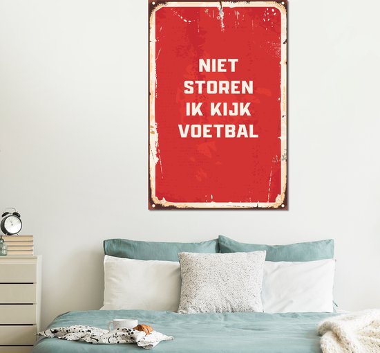 Wanddecoratie Metaal - Aluminium Schilderij Industrieel - Spreuken ...