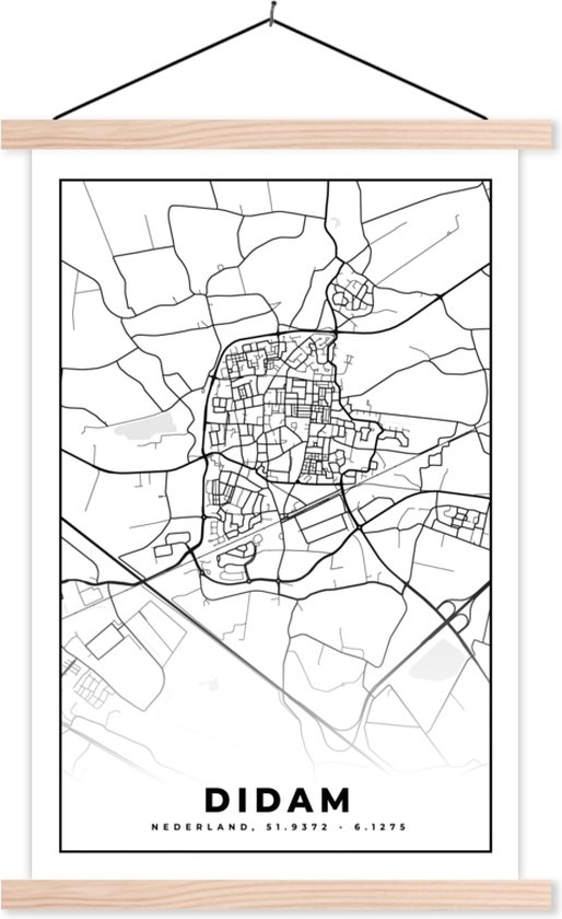 Posterhanger incl. Poster - Schoolplaat - Plattegrond - Didam - Kaart ...