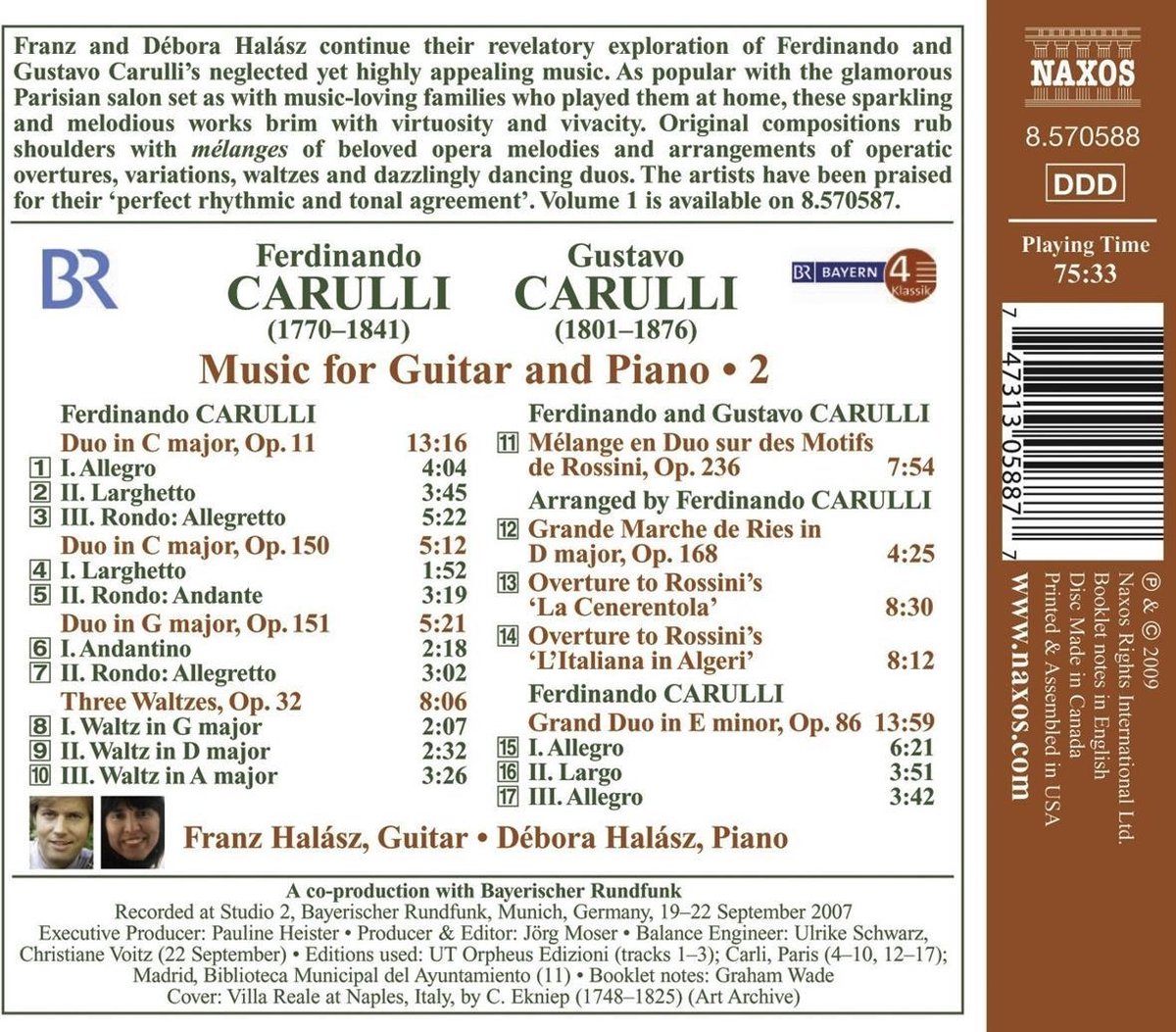 Franz Halász & Débora Halász - Music For Guitar & Piano Volume 2 (CD ...