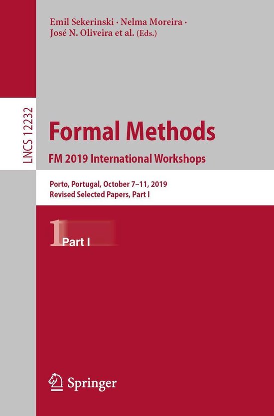 Lecture Notes In Computer Science 12232 Formal Methods Fm 2019 1811