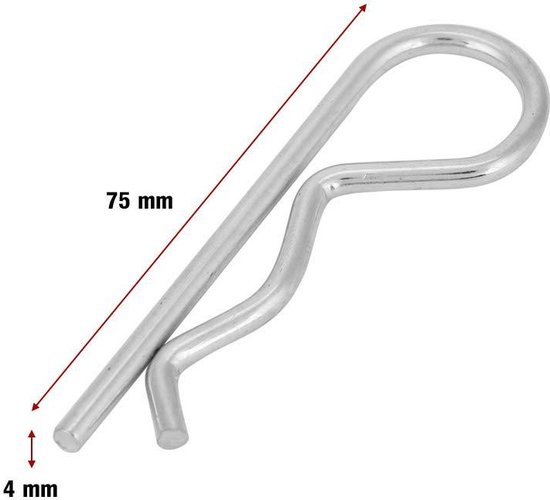 B-type Borgclip voor Splitpen - Hardware Veer Splitpen voor ...