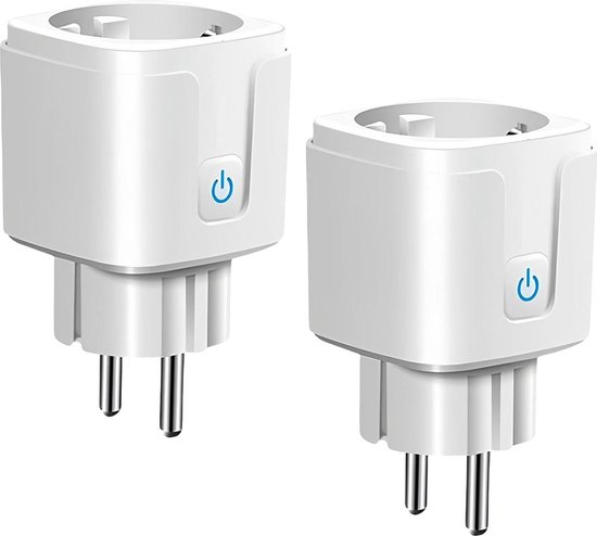 2-pack Wlan Smart stopcontacten - 16 A wifi-stopcontact met ...