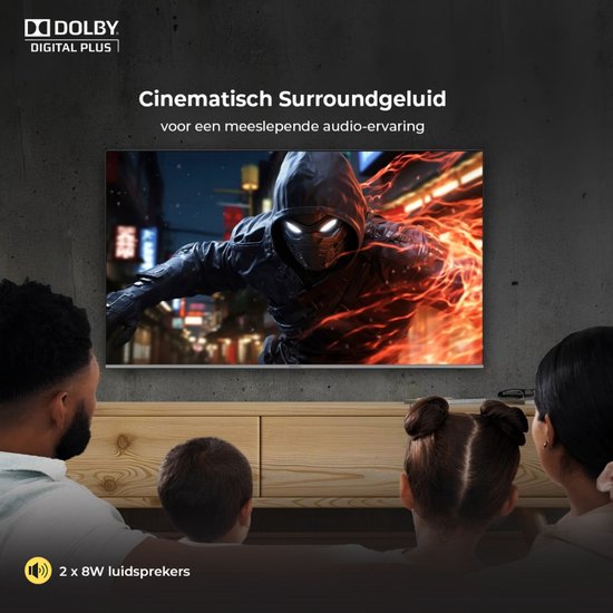 Horizon Diamant 43HL4330F/C Smart TV 43 Inch – Full HD LED – Zeer Smal ...