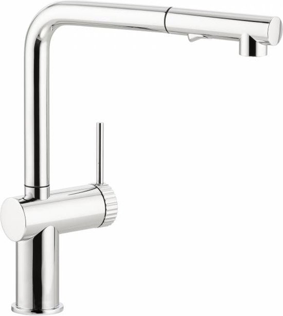 Abode Fraction uittrekbaar keukenkraan chroom | bol